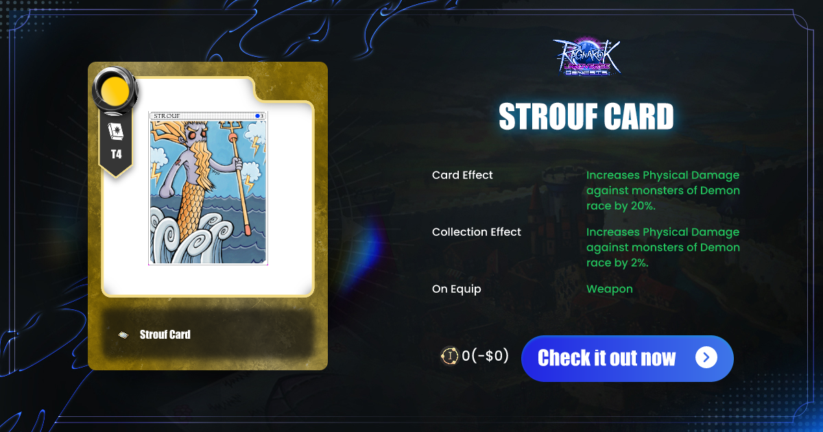 Strouf Card - Marketplace | Maxion