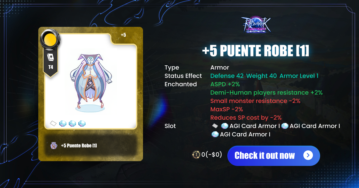 +5 Puente Robe [1] - Marketplace | Maxion