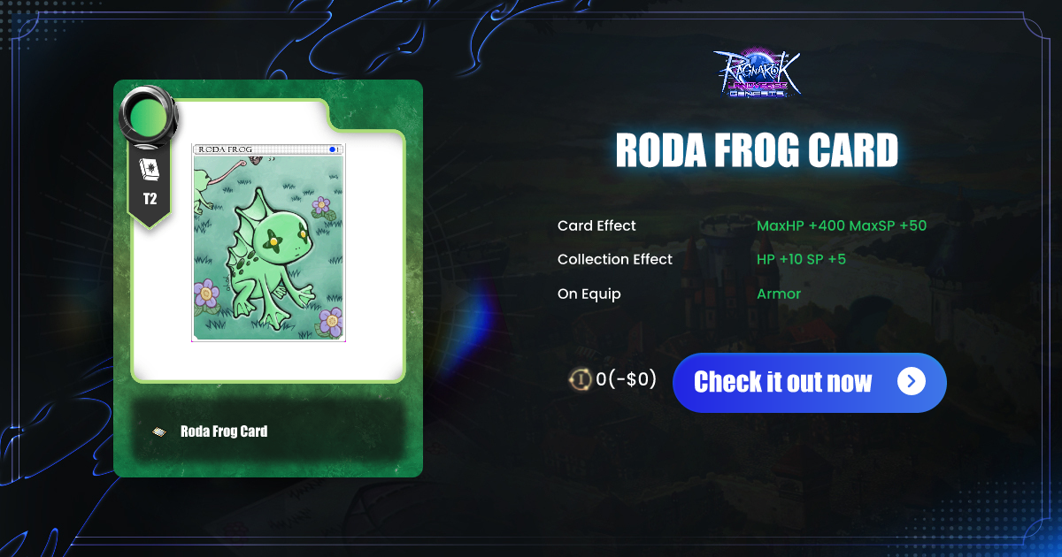 Roda Frog Card - Marketplace | Maxion