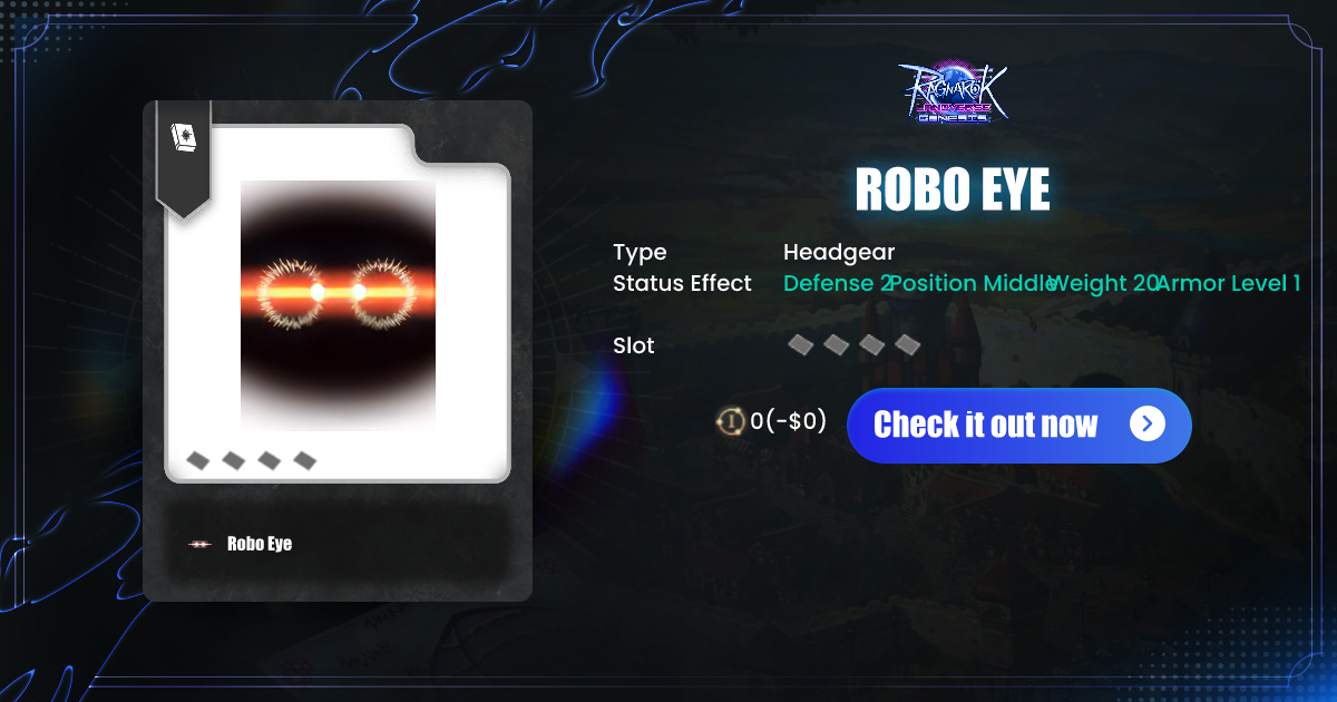 Robo Eye - Marketplace | Maxion