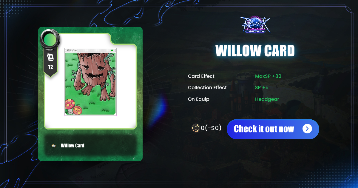 Willow Card - Marketplace | Maxion