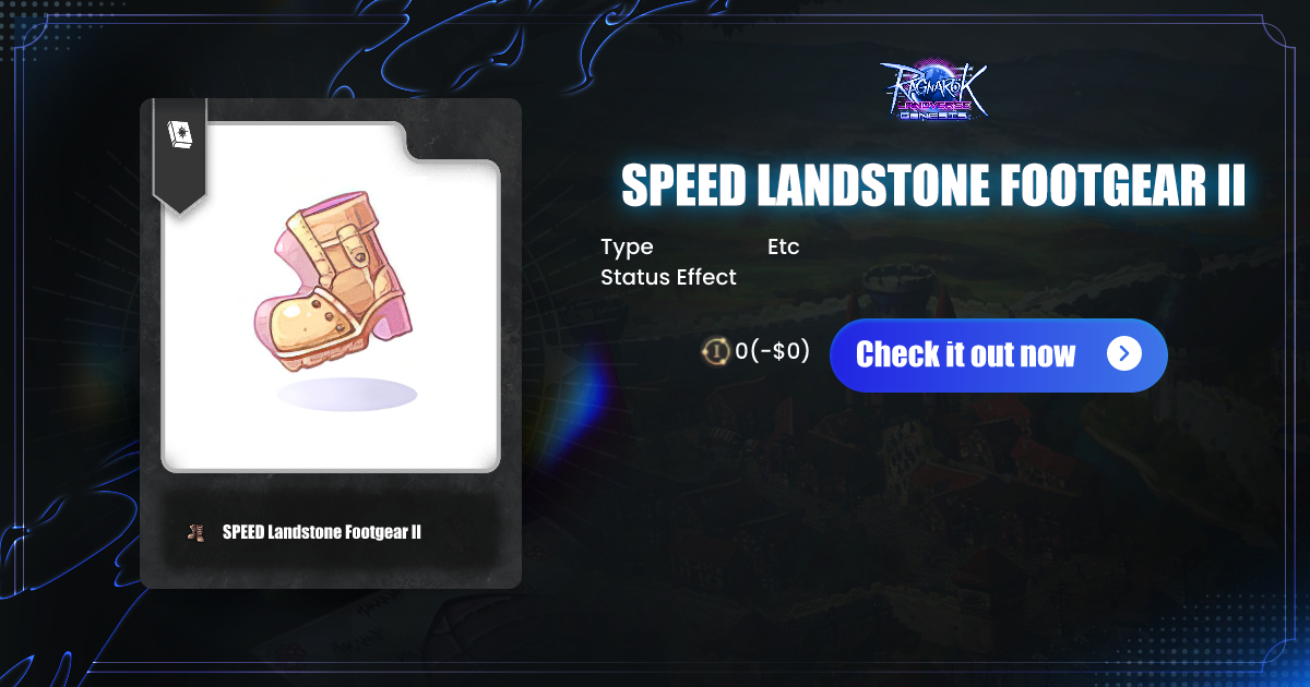 SPEED Landstone Footgear II - Marketplace | Maxion