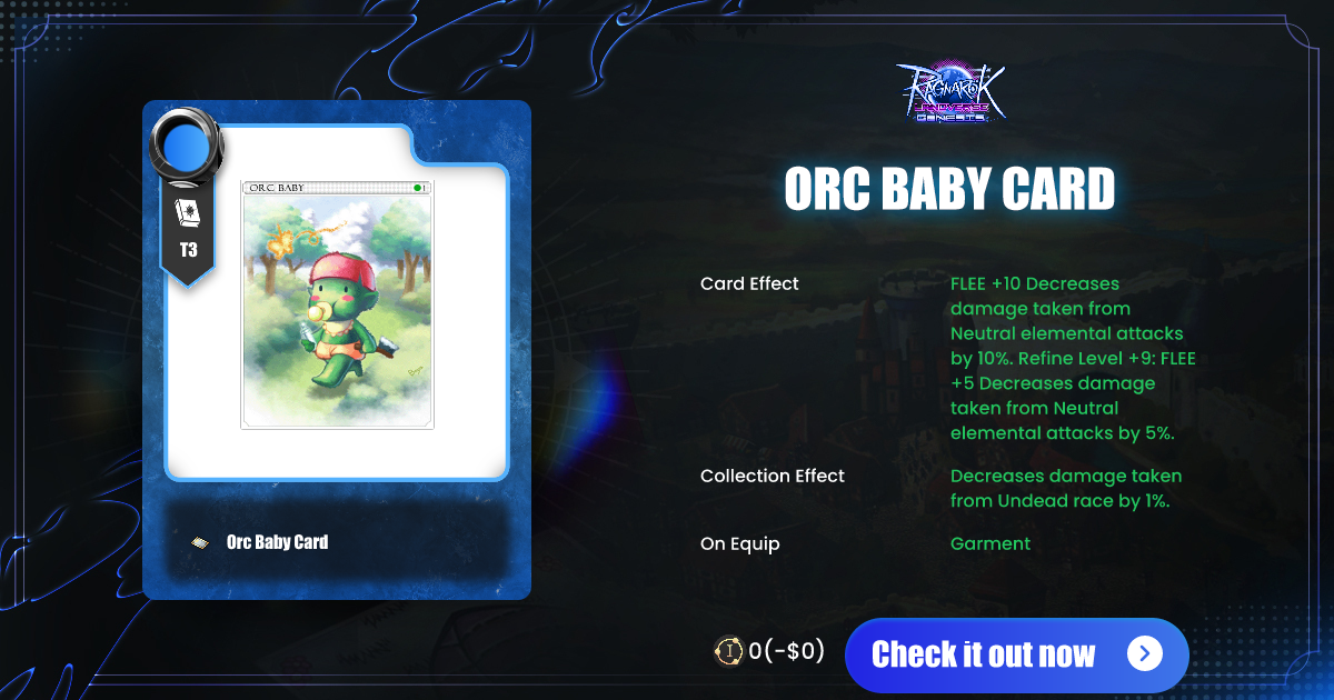 Orc Baby Card - Marketplace | Maxion
