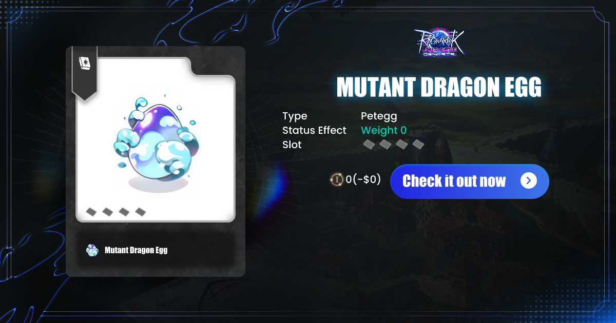 Mutant Dragon Egg - Marketplace | Maxion