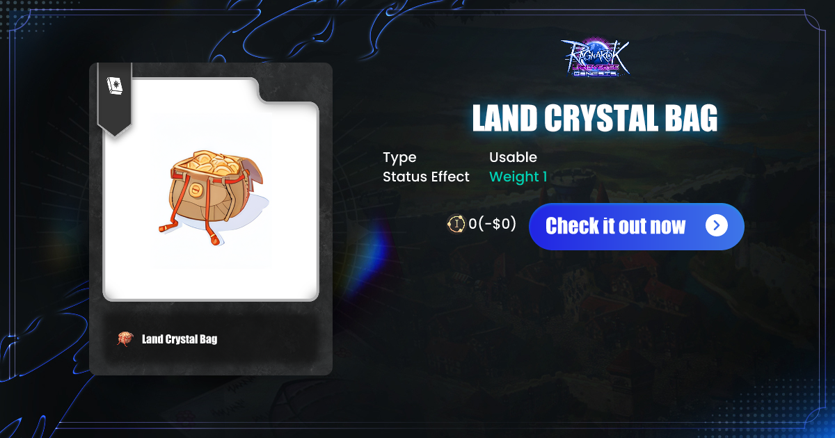 Land Crystal Bag - Marketplace | Maxion