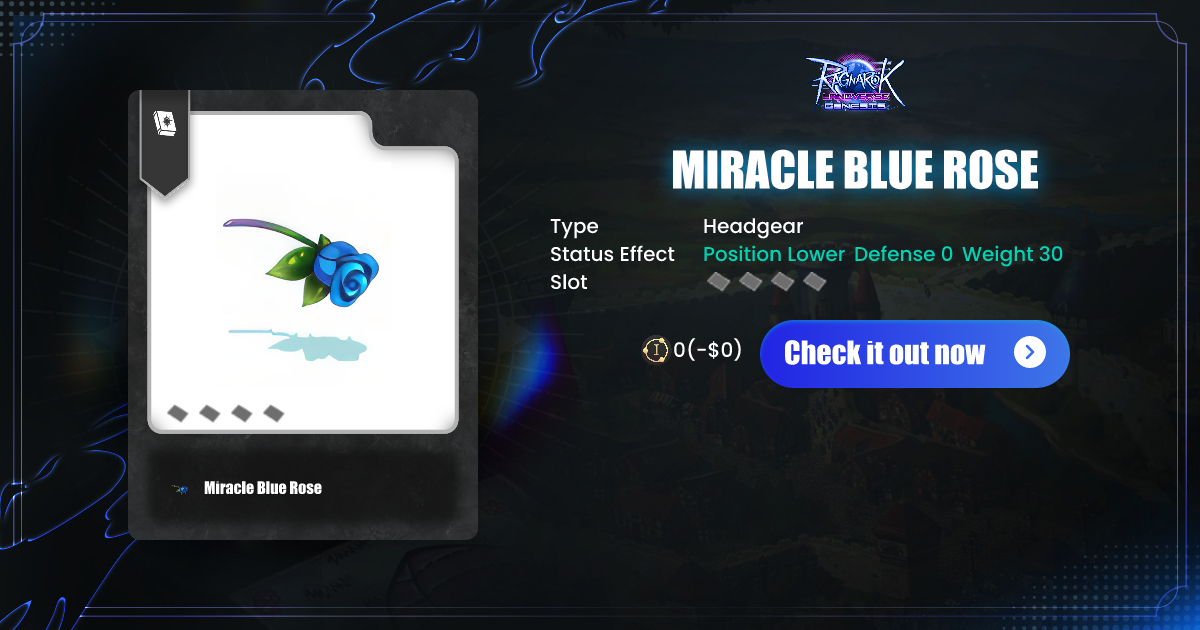 Miracle Blue Rose - Marketplace | Maxion