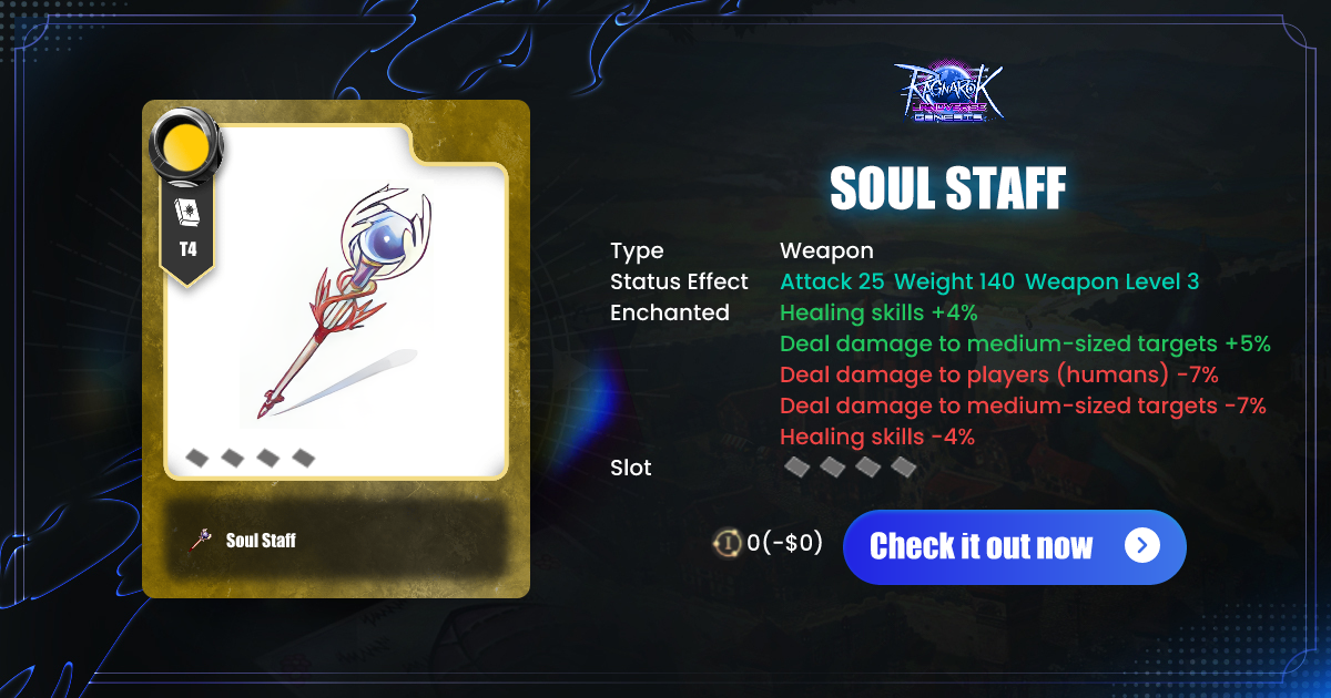 Soul Staff - Marketplace | Maxion