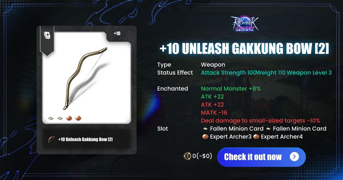 +10 Unleash Gakkung Bow [2] - Marketplace | Maxion