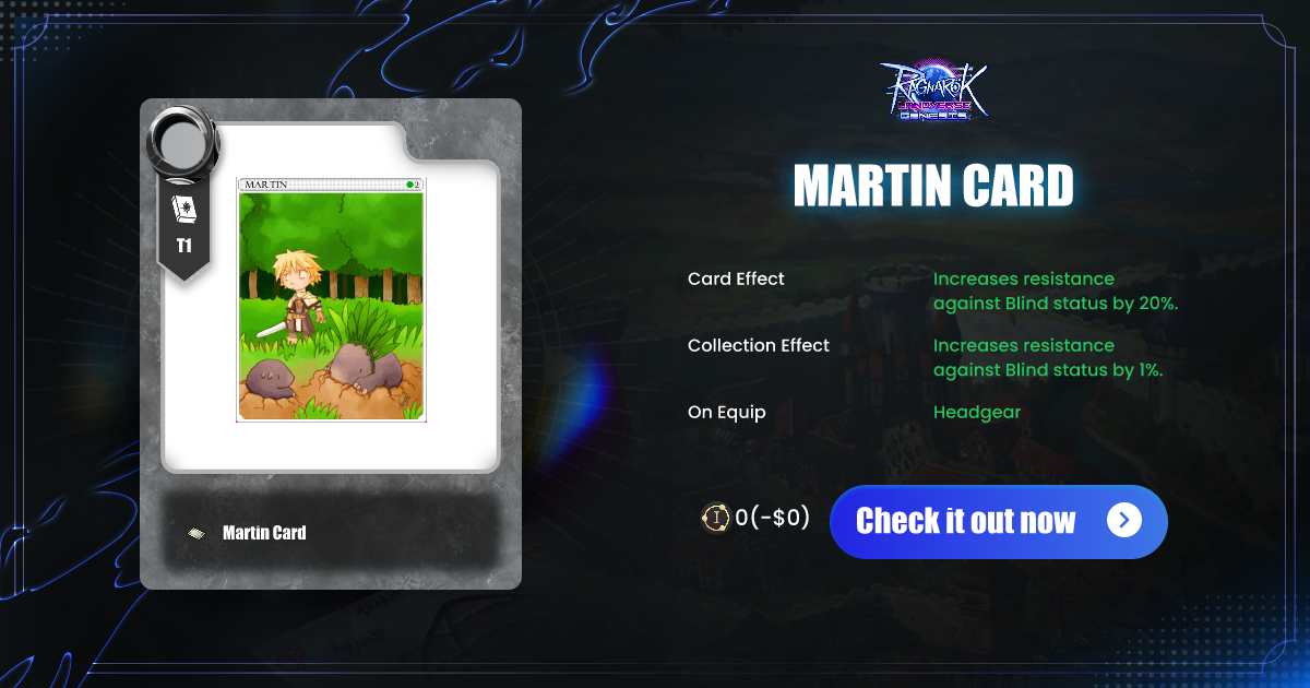 Martin Card - Marketplace | Maxion