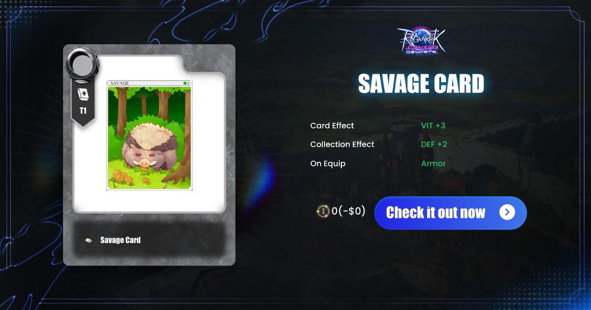 Savage Card - Marketplace | Maxion