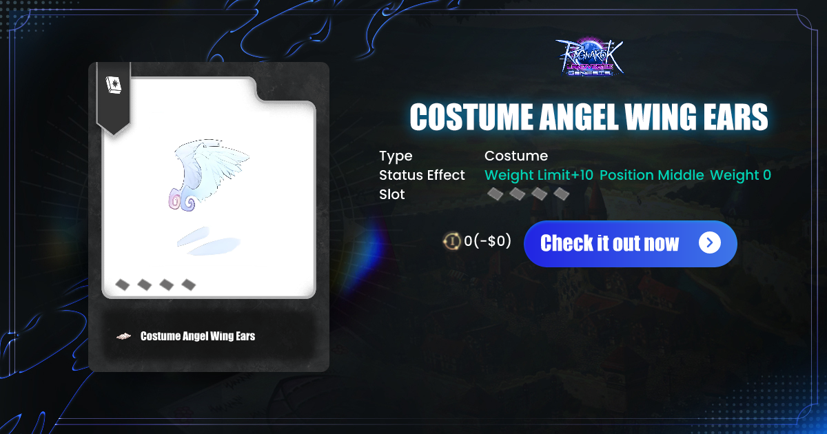 Costume Angel Wing Ears - Marketplace | Maxion
