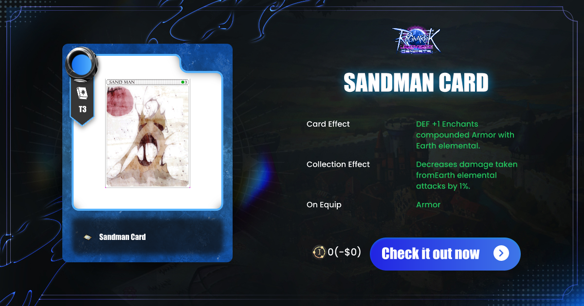 Sandman Card - Marketplace | Maxion