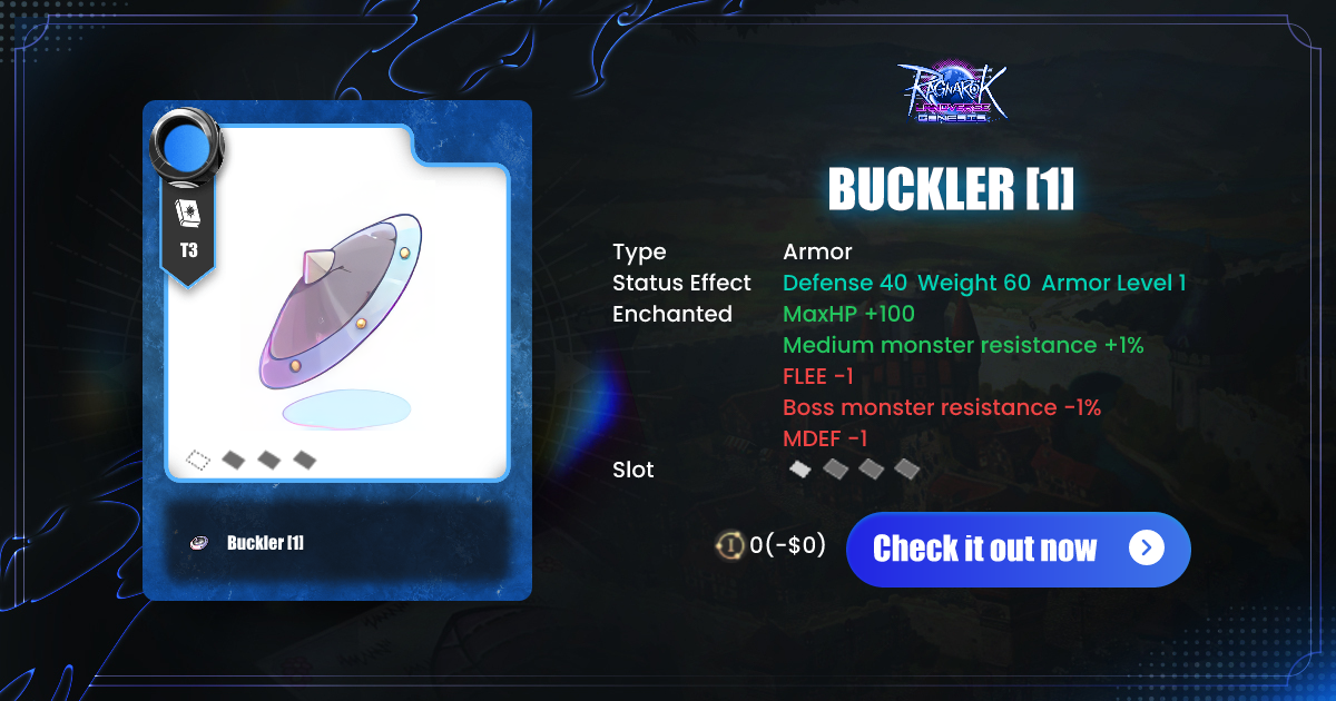 Buckler [1] - Marketplace | Maxion