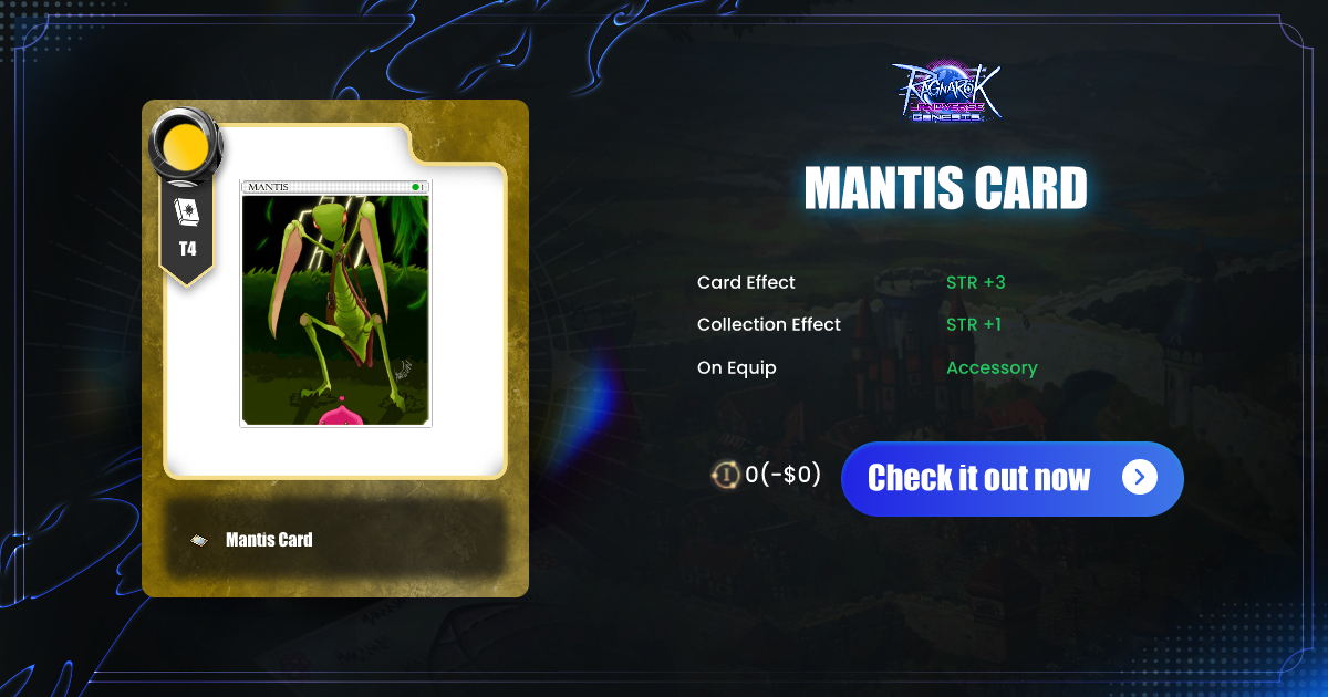 Mantis Card - Marketplace | Maxion