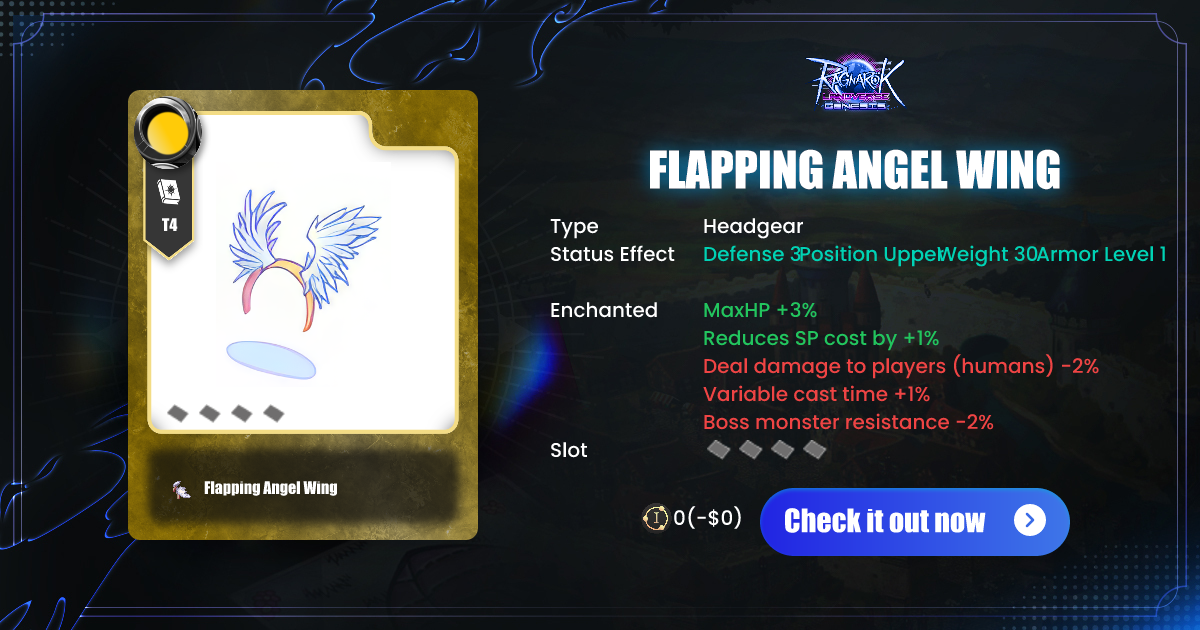 Flapping Angel Wing - Marketplace | Maxion