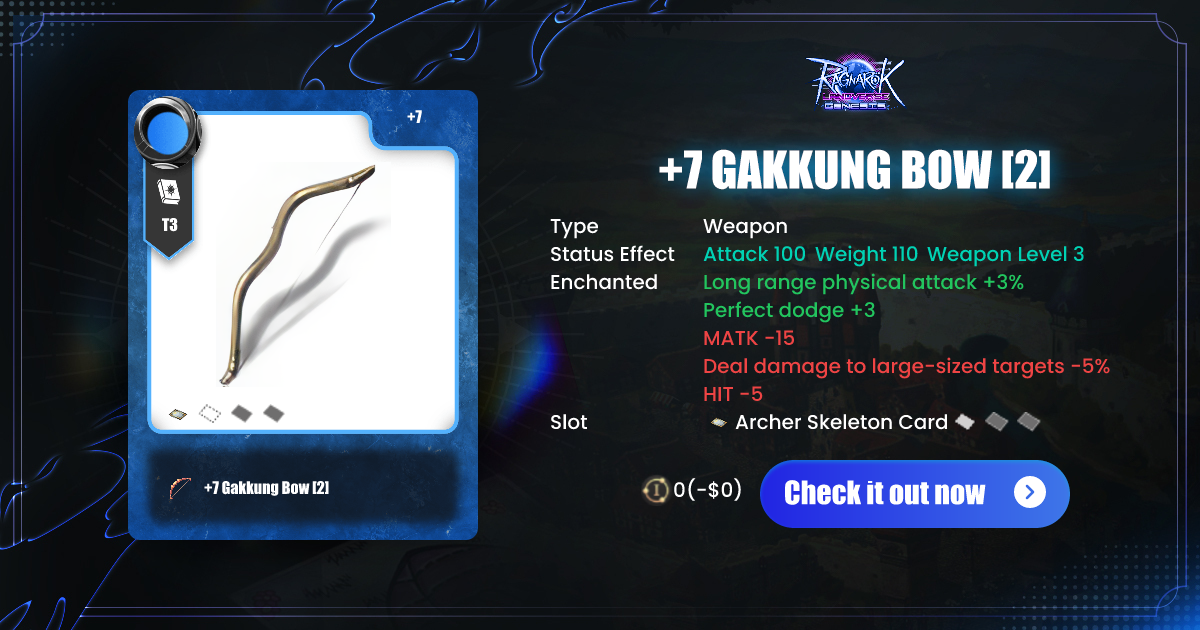 +7 Gakkung Bow [2] - Marketplace | Maxion