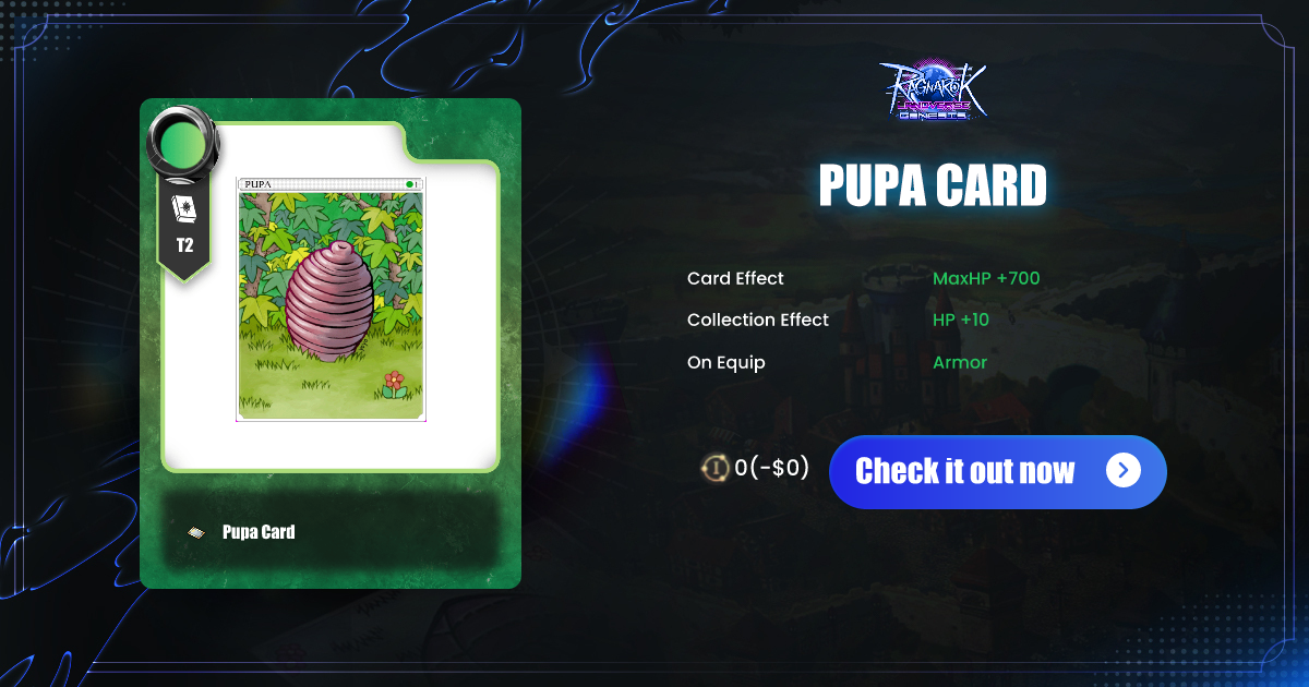 Pupa Card - Marketplace | Maxion