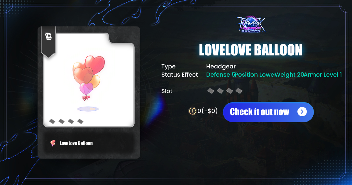 LoveLove Balloon - Marketplace | Maxion
