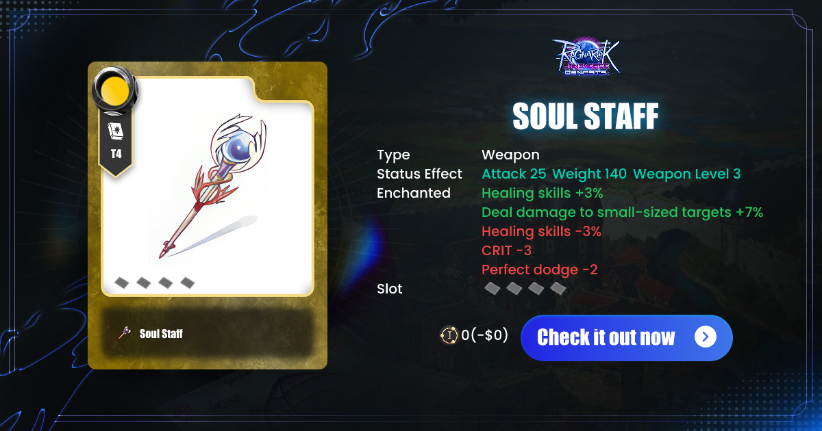 Soul Staff - Marketplace | Maxion