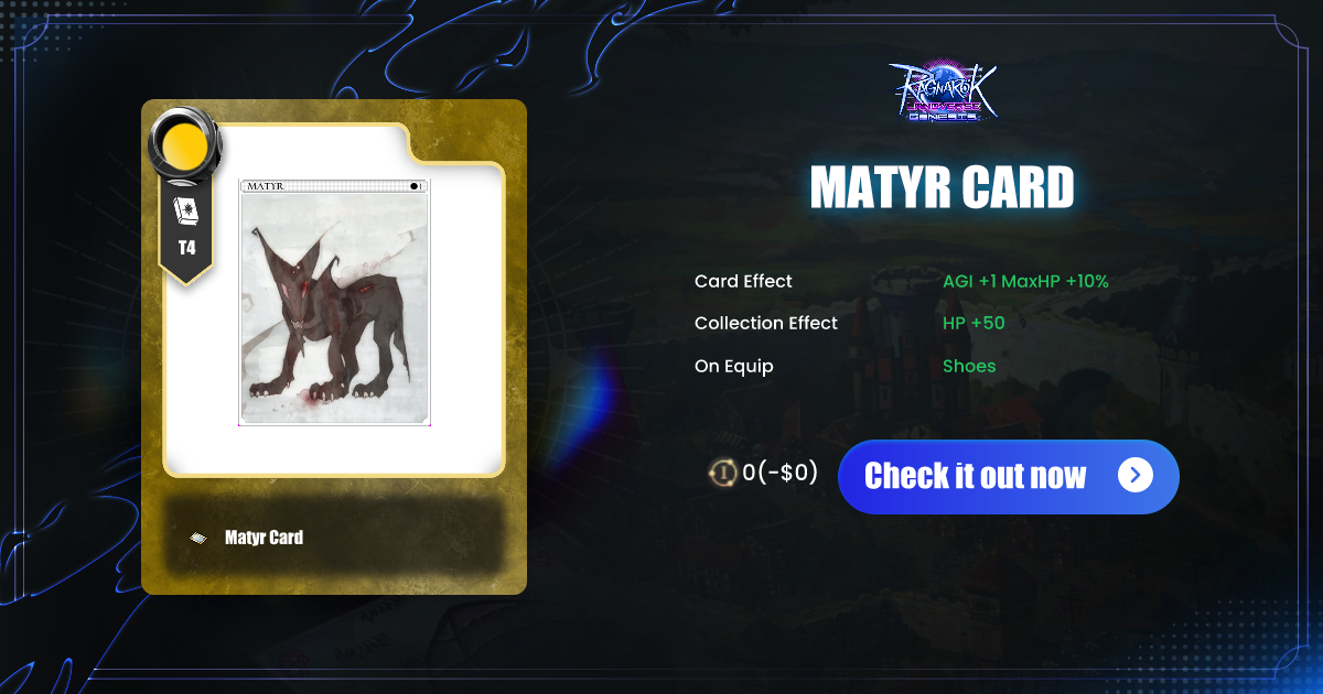 Matyr Card - Marketplace | Maxion
