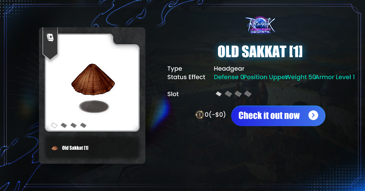 Old Sakkat [1] - Marketplace | Maxion