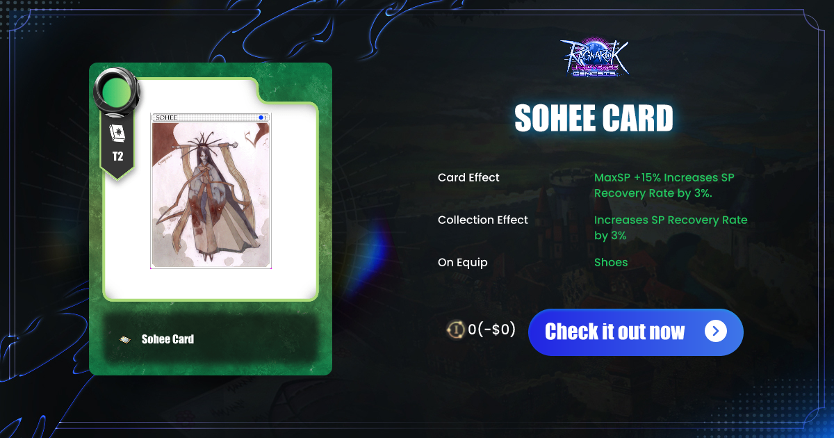 Sohee Card - Marketplace | Maxion