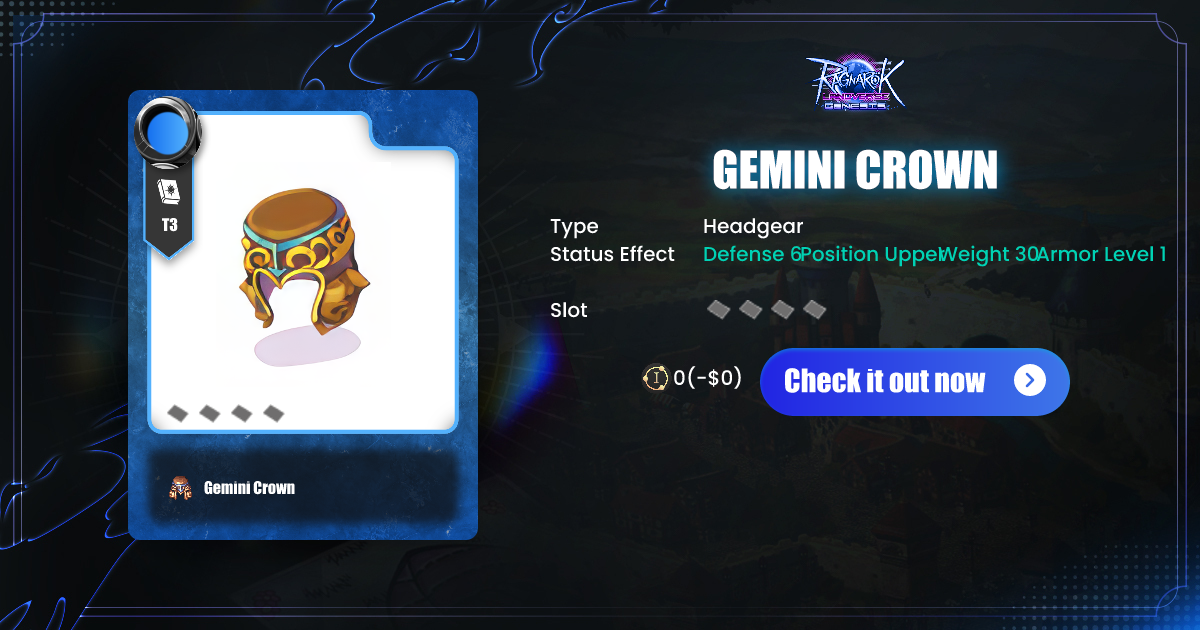 Gemini Crown - Marketplace | Maxion