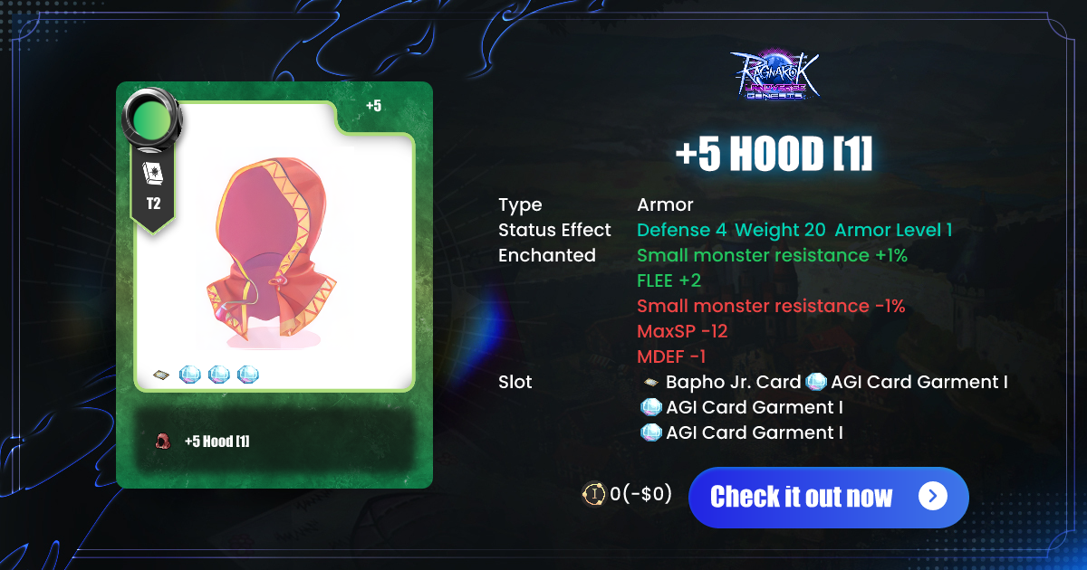 +5 Hood [1] - Marketplace | Maxion