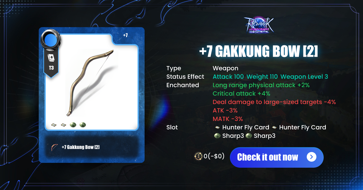 +7 Gakkung Bow [2] - Marketplace | Maxion