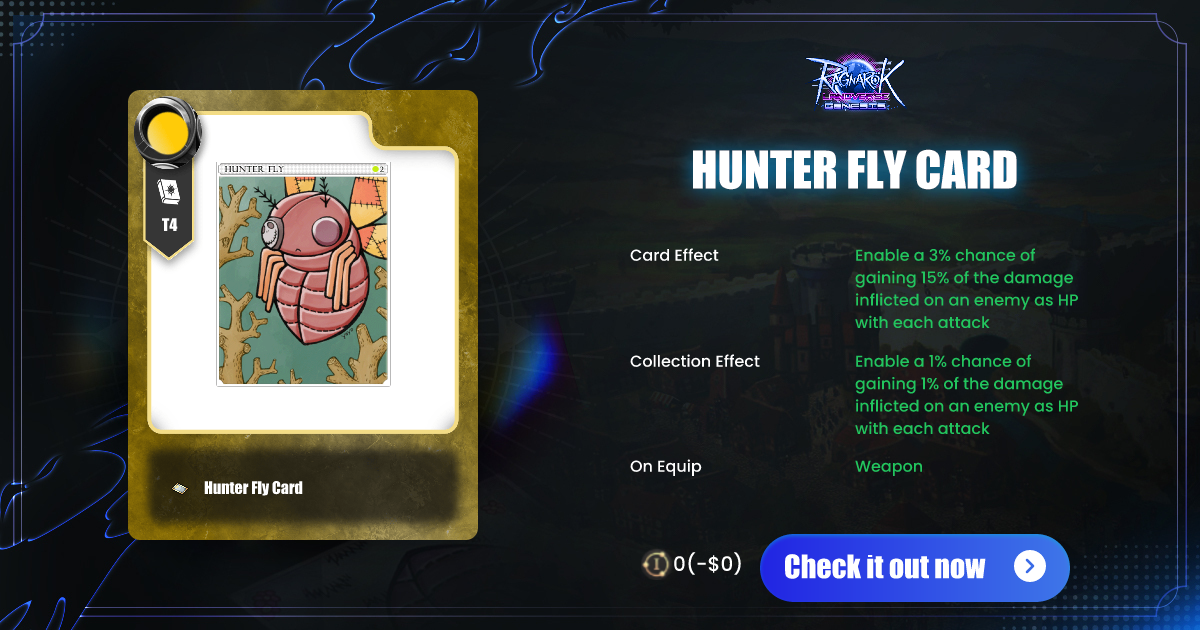 Hunter Fly Card - Marketplace | Maxion